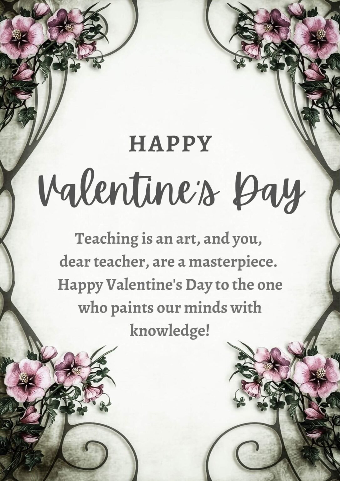 150 Valentine’s Day Wishes for Teachers (Respectful Messages ...