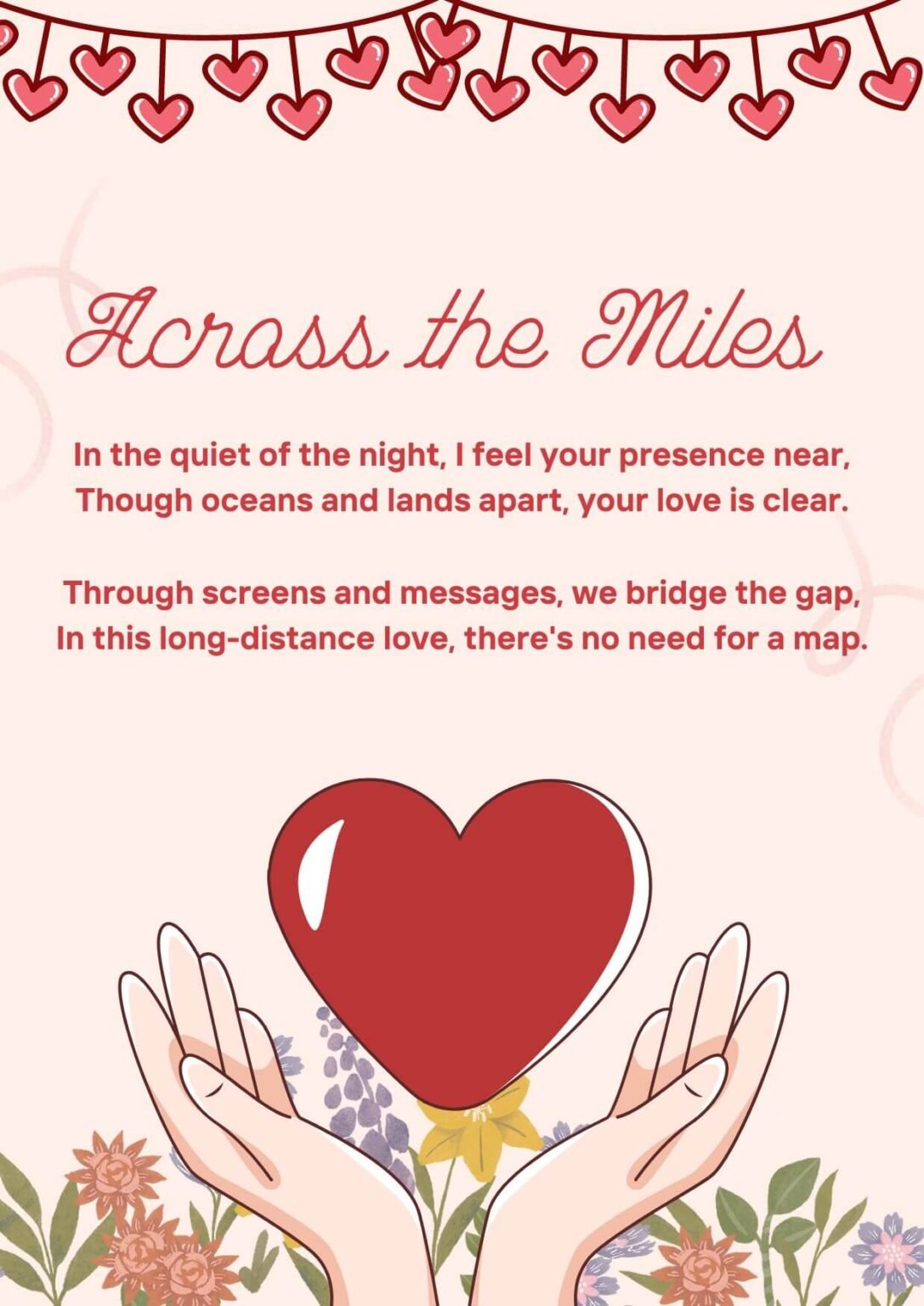 40+ Heart Touching Love Poems for Long-Distance Relationships ...