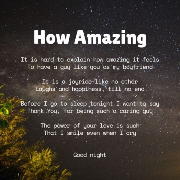 60+ Good Night Love Poems For Him (Sweet Bedtime Poetry) - iPhone2Lovely