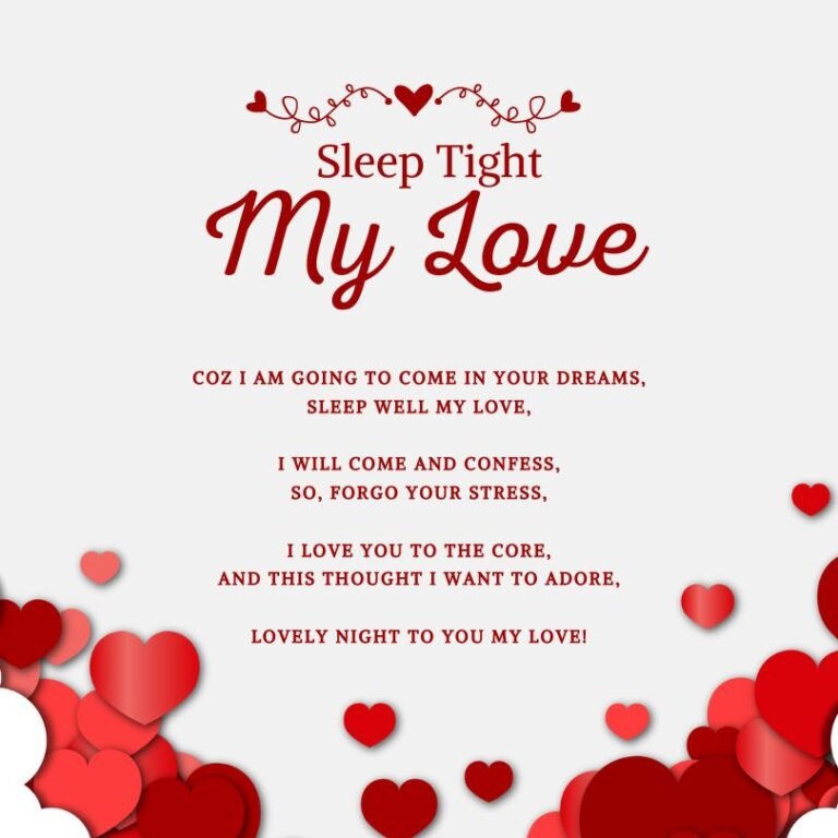 50+ Good Night Love Poems For Her (Cute and Heart Touching) - iPhone2Lovely