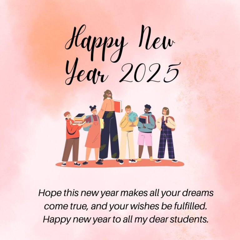 50 Best New Year Wishes for Students From Teachers 2026 - iPhone2Lovely