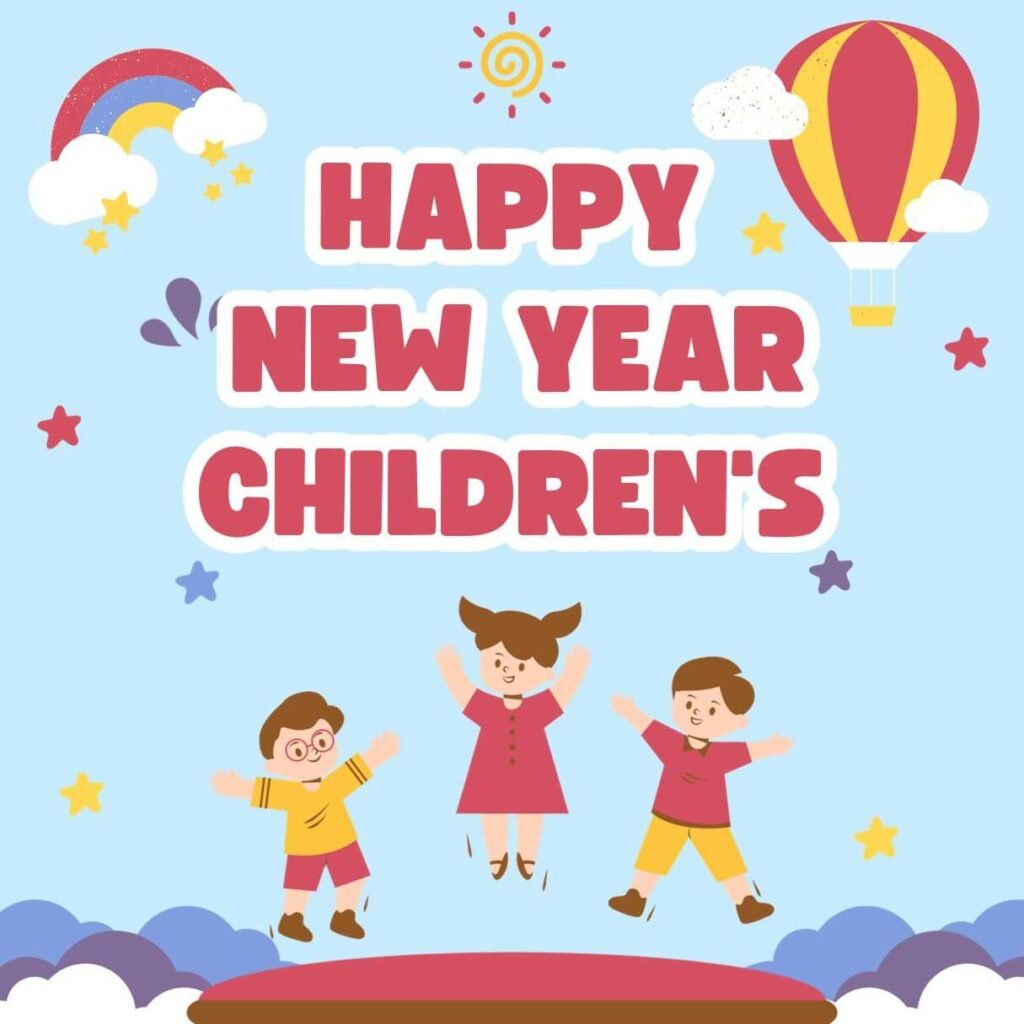 100 Happy New Year 2026 Wishes for Kids (Children) - iPhone2Lovely