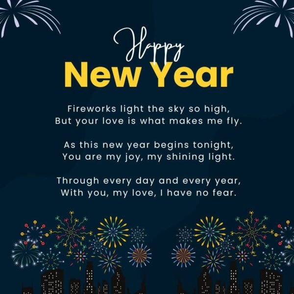 35+ Happy New Year Love Poems for Her 2026 With Images - iPhone2Lovely