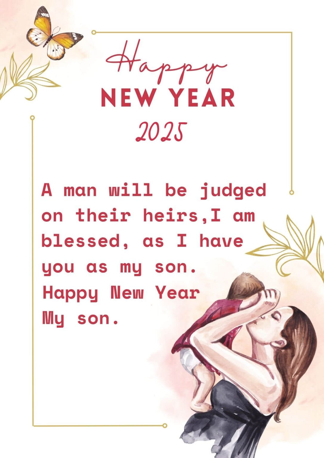 200 Happy New Year Wishes for Son 2026 (with Images) - iPhone2Lovely