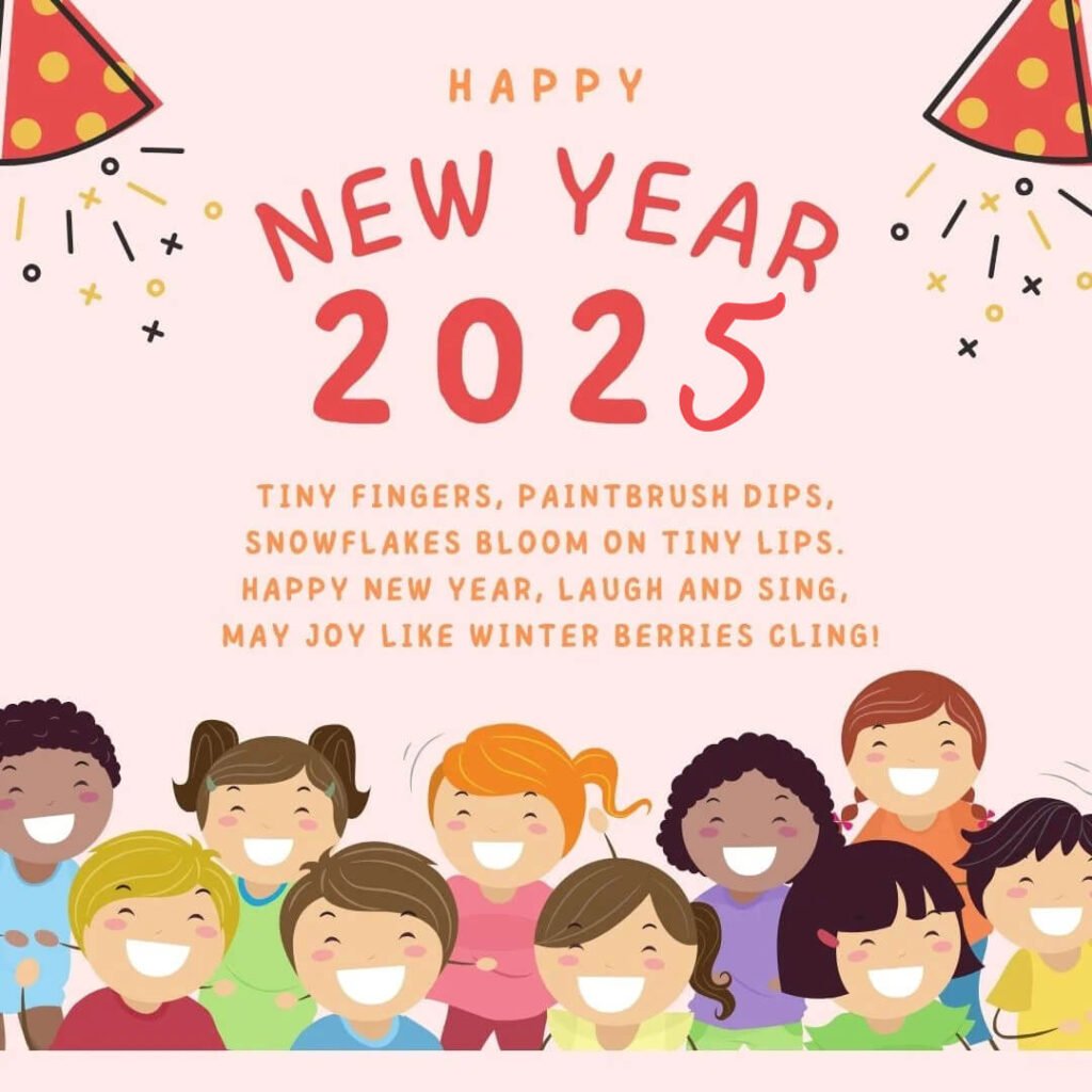 50 Happy New Year 2026 Poems for Kids (Easy with Images) - iPhone2Lovely