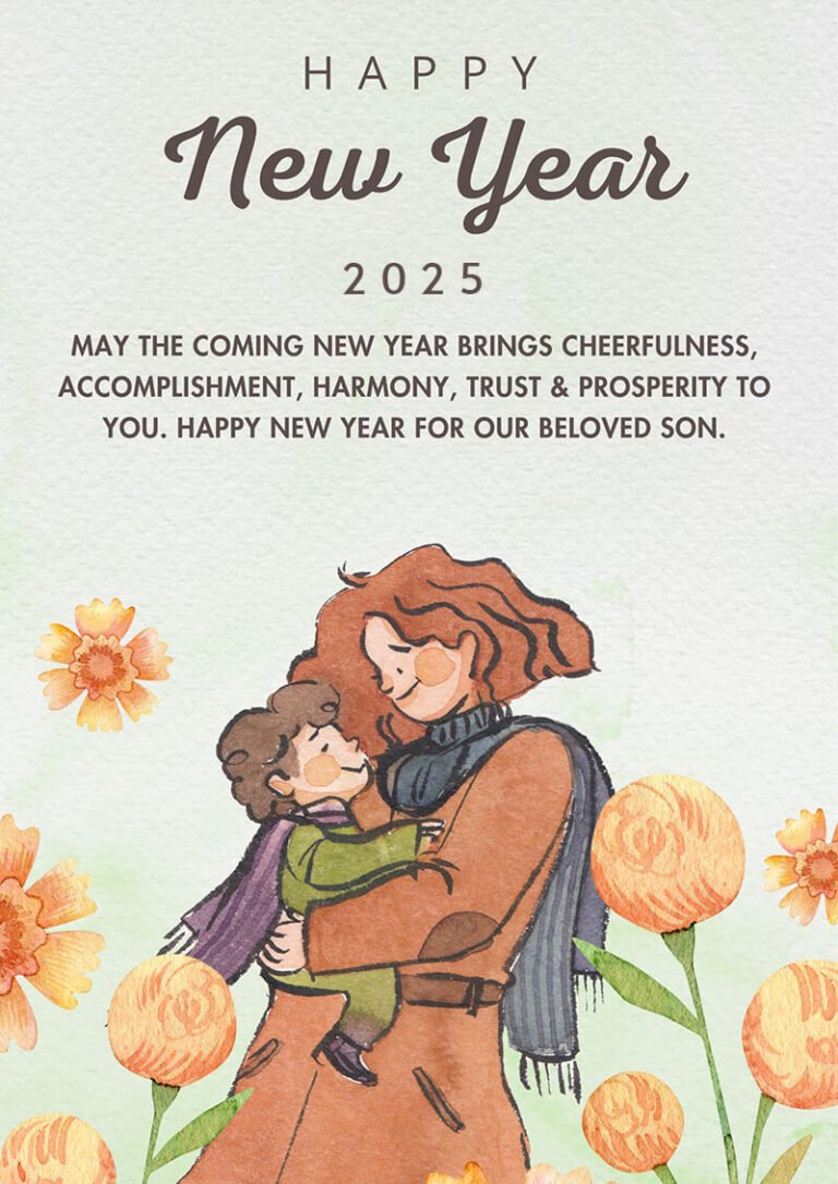 200 Happy New Year Wishes for Son 2026 (with Images) - iPhone2Lovely