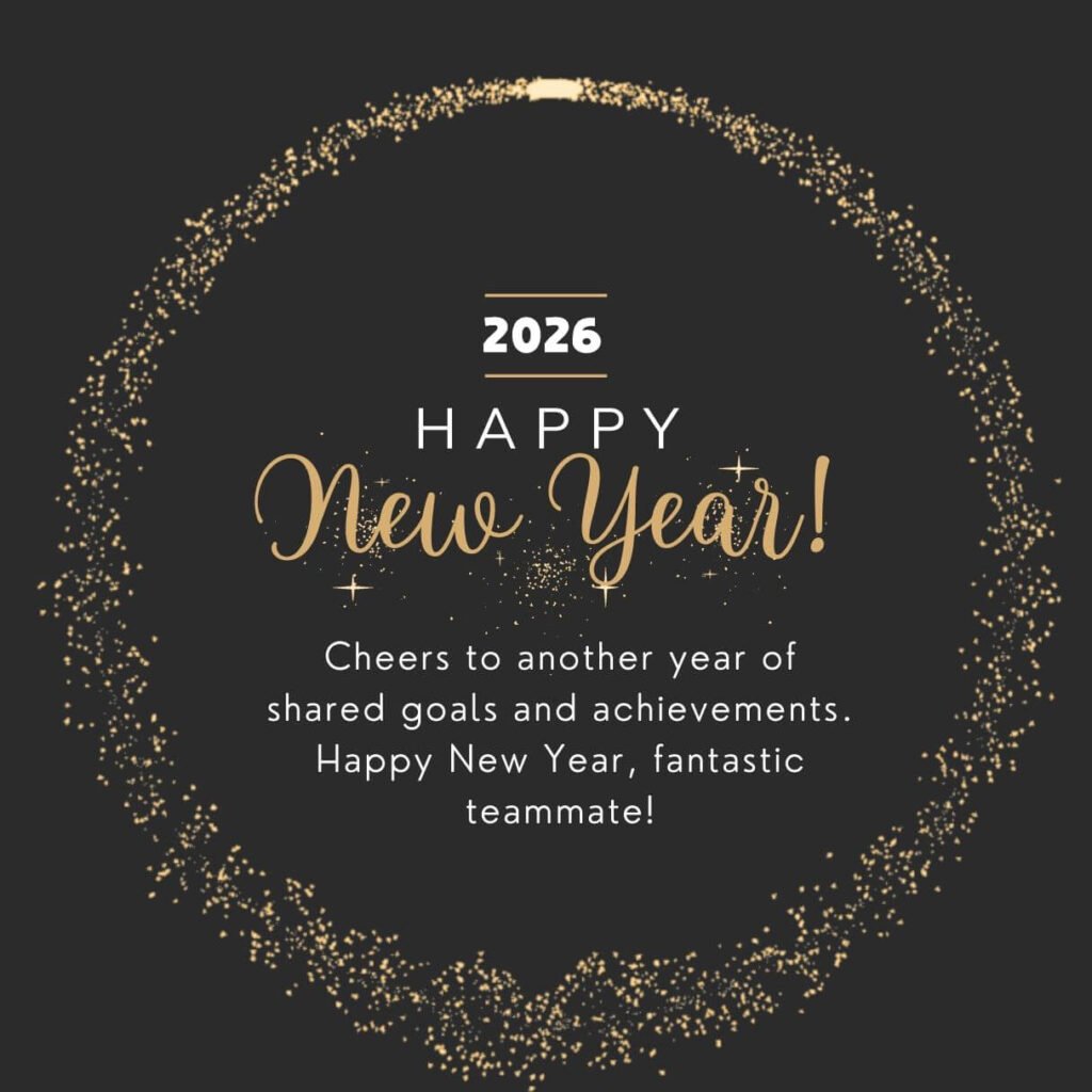 70 Happy New Year Wishes for Coworkers 2026 (With Images) - iPhone2Lovely