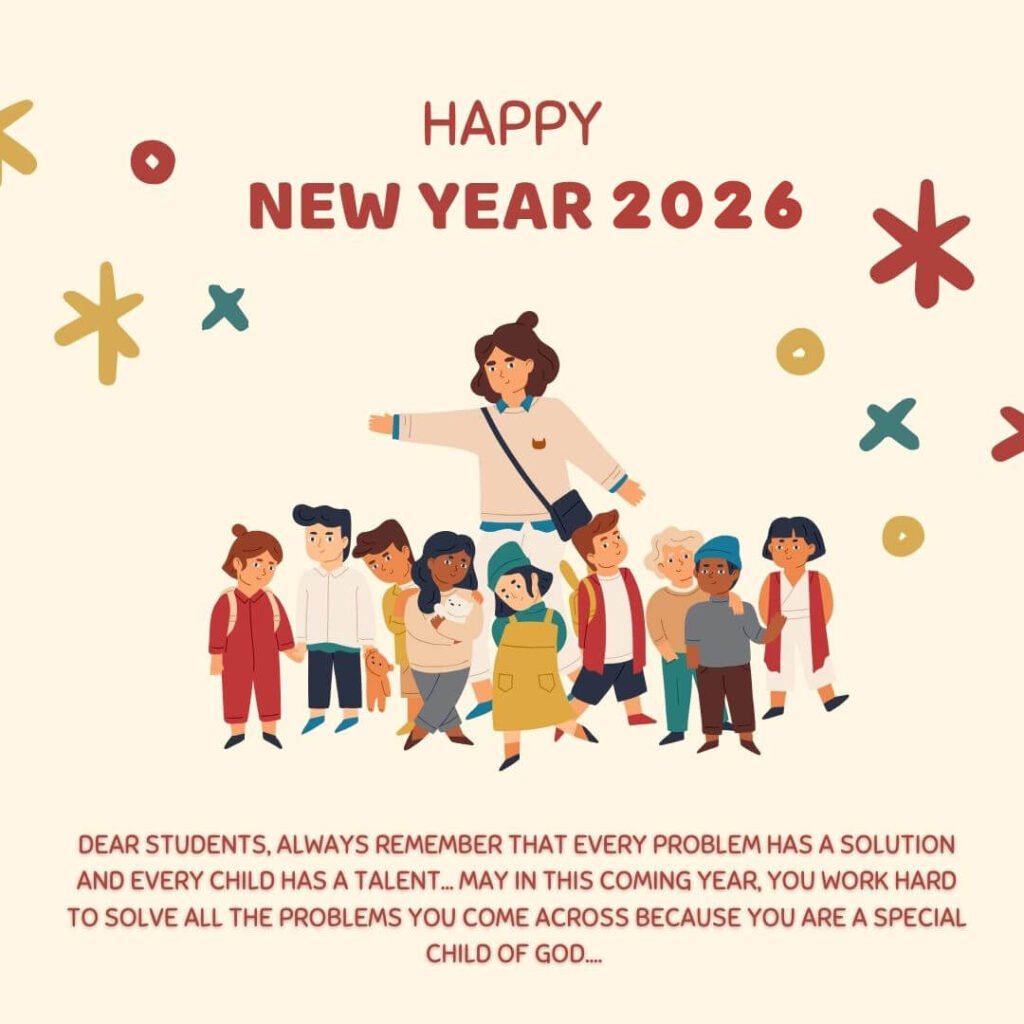 50 Best New Year Wishes for Students From Teachers 2026 - iPhone2Lovely