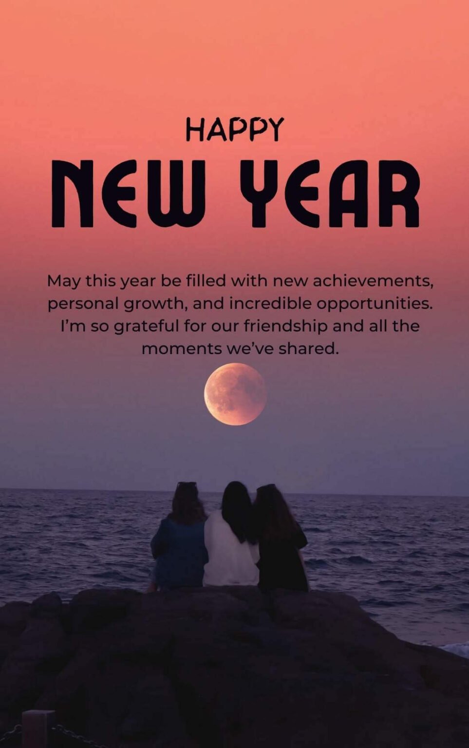 150+ Happy New Year 2026 Wishes for Bestie (Best Friends) - iPhone2Lovely