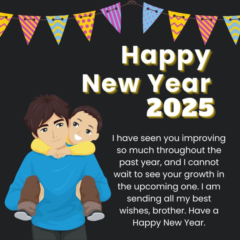 60 Happy New Year Wishes for Brother 2026 - iPhone2Lovely