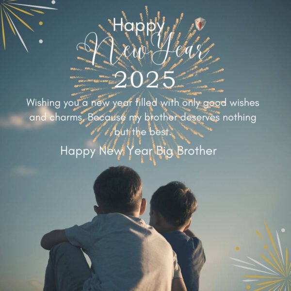 60 Happy New Year Wishes for Brother 2026 - iPhone2Lovely