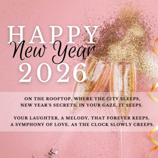 50 Happy New Year 2026 Poems for Kids (Easy with Images) - iPhone2Lovely