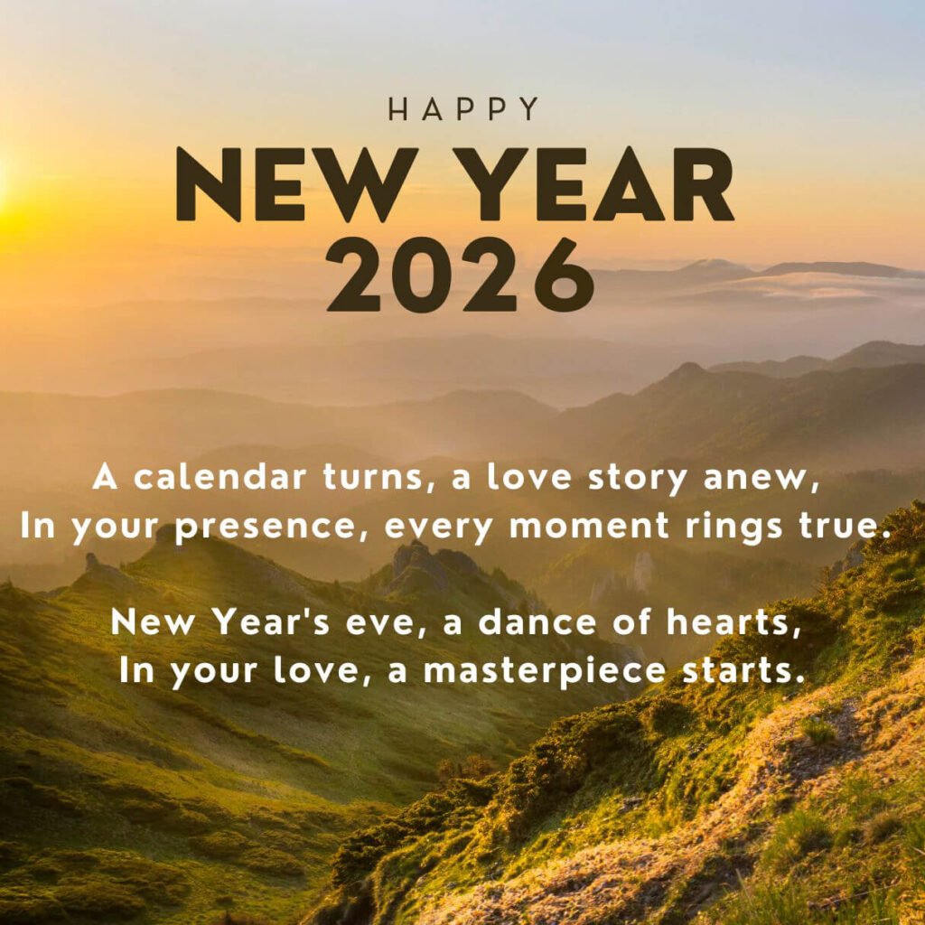 35+ Happy New Year Love Poems for Her 2026 With Images - iPhone2Lovely
