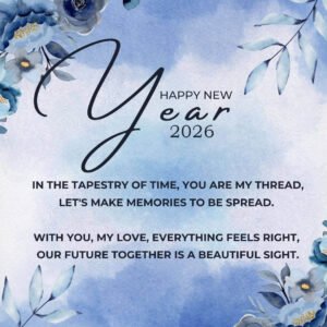50 Romantic Happy New Year 2026 Poems for Him (with Images) - iPhone2Lovely