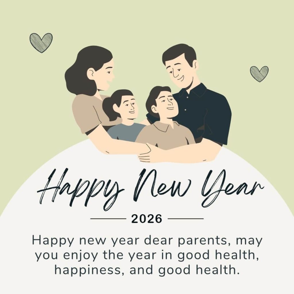 40+ Happy New Year Wishes From School to Parents 2026 - iPhone2Lovely