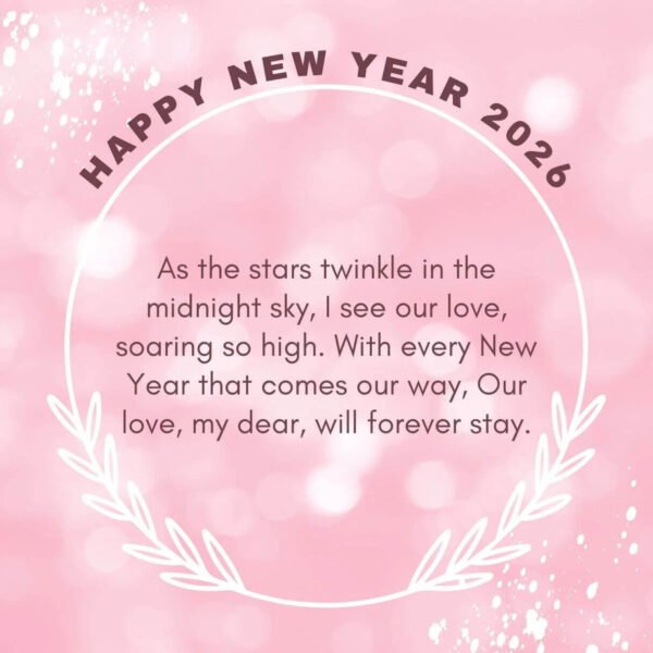 50 Romantic Happy New Year 2026 Poems for Him (with Images) - iPhone2Lovely