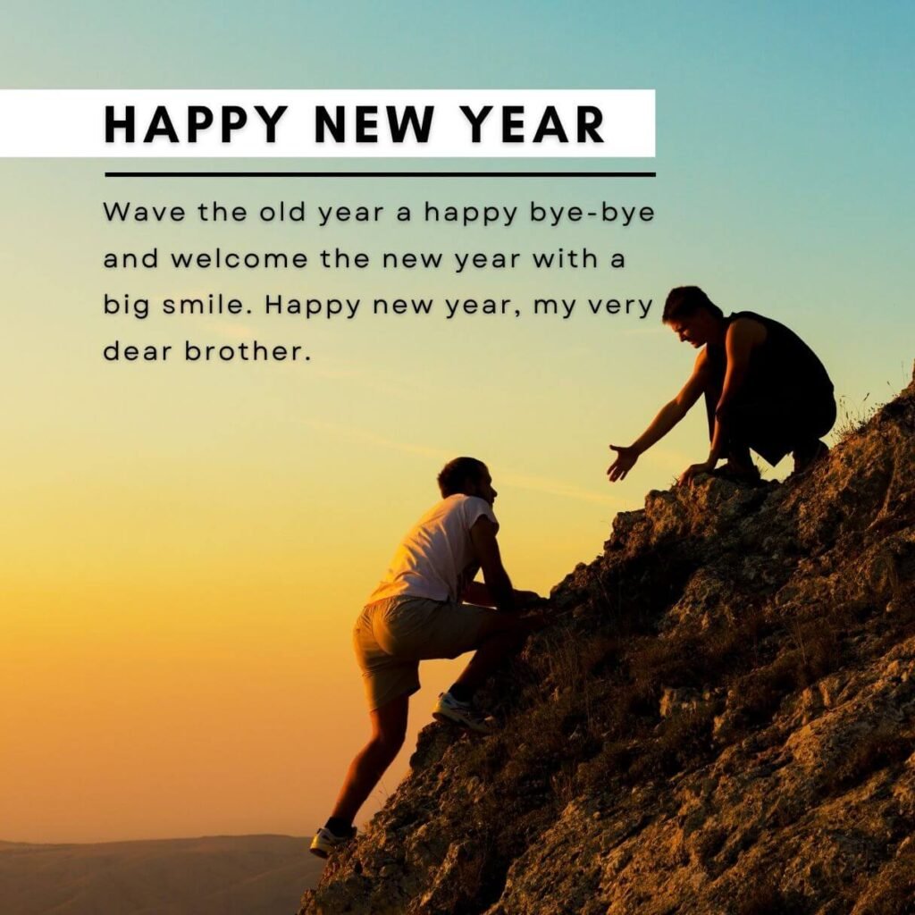 60 Happy New Year Wishes for Brother 2026 - iPhone2Lovely